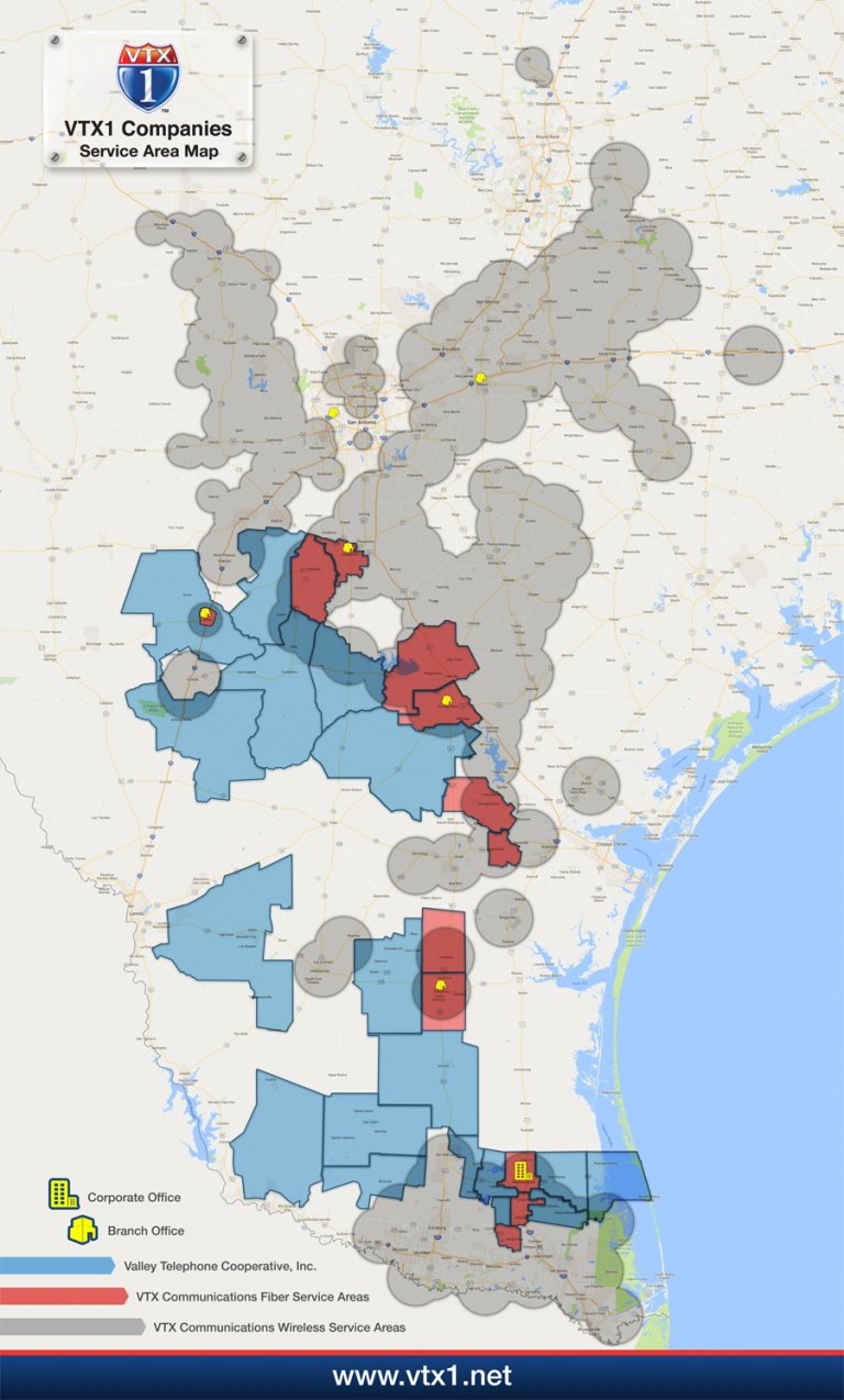 Service Area - VTX1 Companies